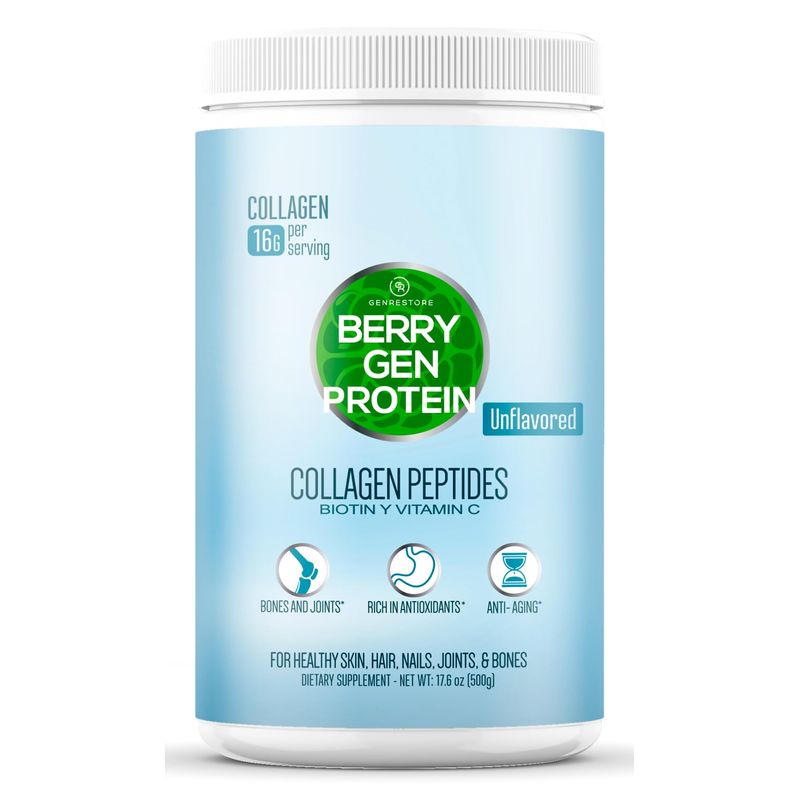 Berry Gen Unflavored Collagen Protein Powder with Biotin & Vitamin C ...