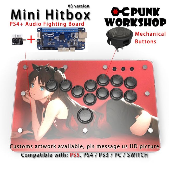 punk workshop mini hitbox-