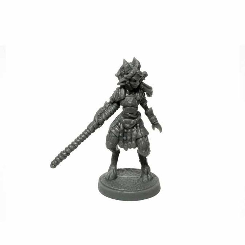 Reaper Faun Warrior Miniature 25mm Heroic Scale Figure Bones Black ...