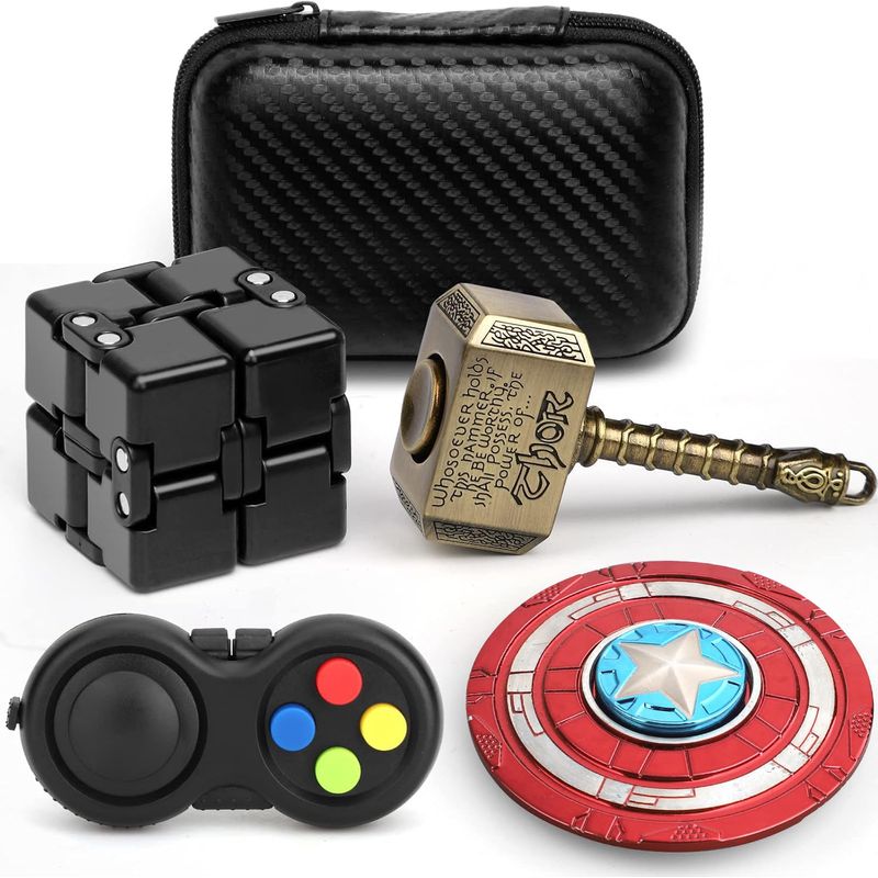 Fidget Toy Pack Hammer Fidget Spinner Fidget Pad Controller Infinity ...