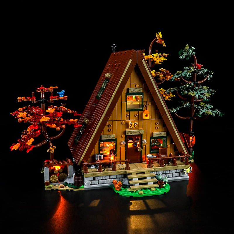 BRIKSMAX Led Lighting Kit for LEGO-21338 A-Frame Cabin - Compatible ...