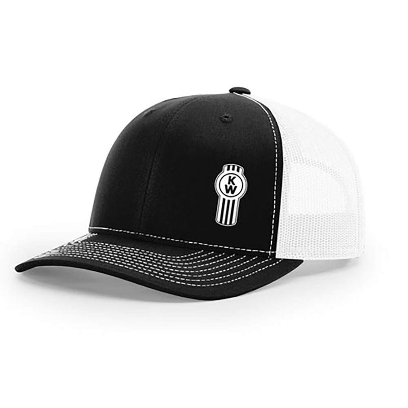 Kenworth Motors Trucks Richardson Classic Black & White Snapback ...