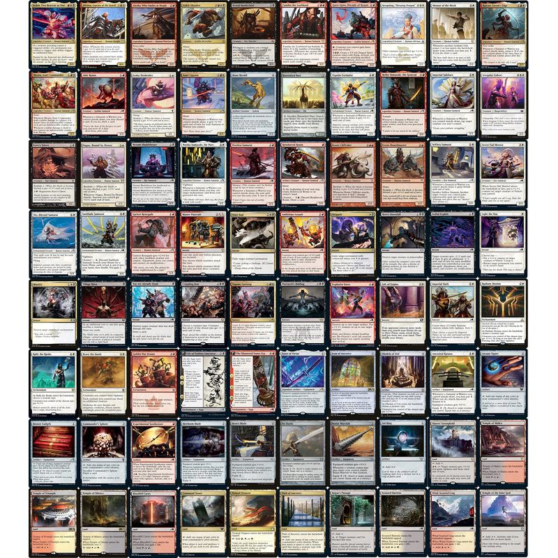 Elite Commander Mardu Samurai Deck - Red White Black - Isshin - EDH ...