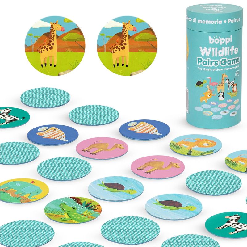 boppi Pairs Memory Game/Matching Game for Toddlers - Engaging ...