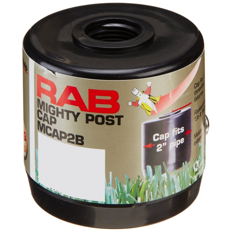 RAB Lighting RAB MCAP2B Landscape Lighting Post Cap, Black - Online ...