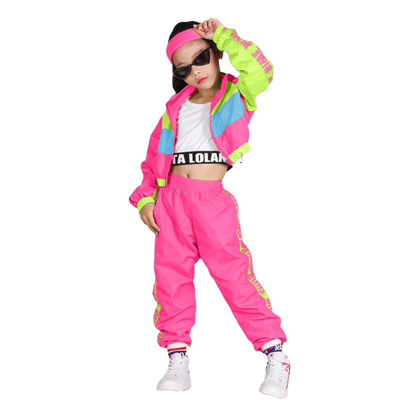 LOLANTA Girls Dance Clothing Set, Hip Hop Modern Jazz Team Performance ...