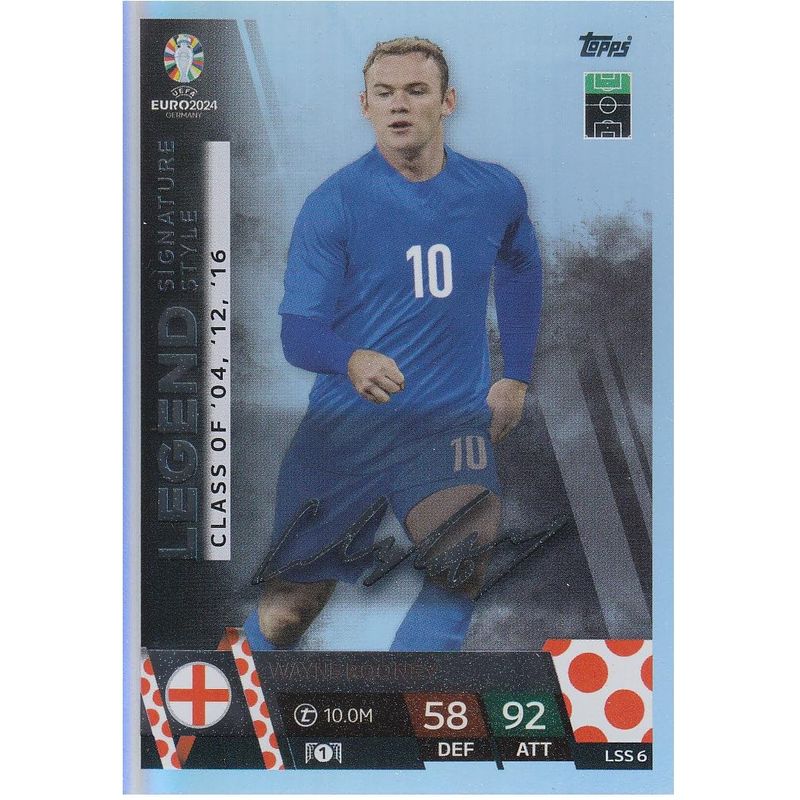 Generisch Wayne Rooney Legend Signature Football Trading Card LSS 6 ...