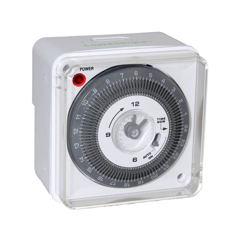 Lowenergie Immersion Heater & Lighting Timer - Mechanical 24 hour Time ...
