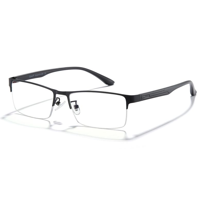 Cyxus Blue Light Blocking Computer Glasses for Men Semi Rim Glasses ...