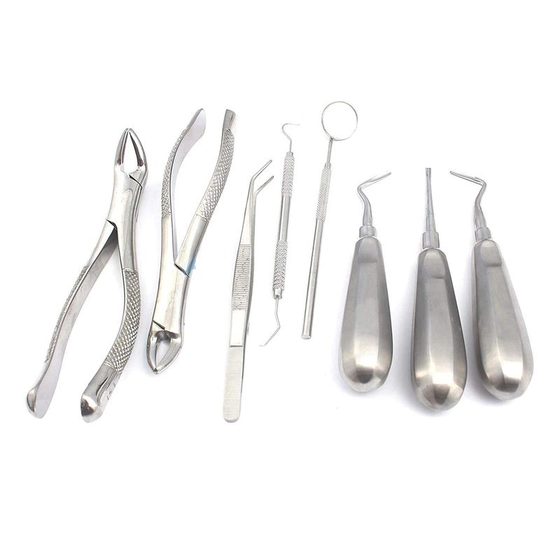 8 PCS 'Basic Dental EXTRACTING Extraction Forceps Elevators Set - Online Marketplace - EveryMarket