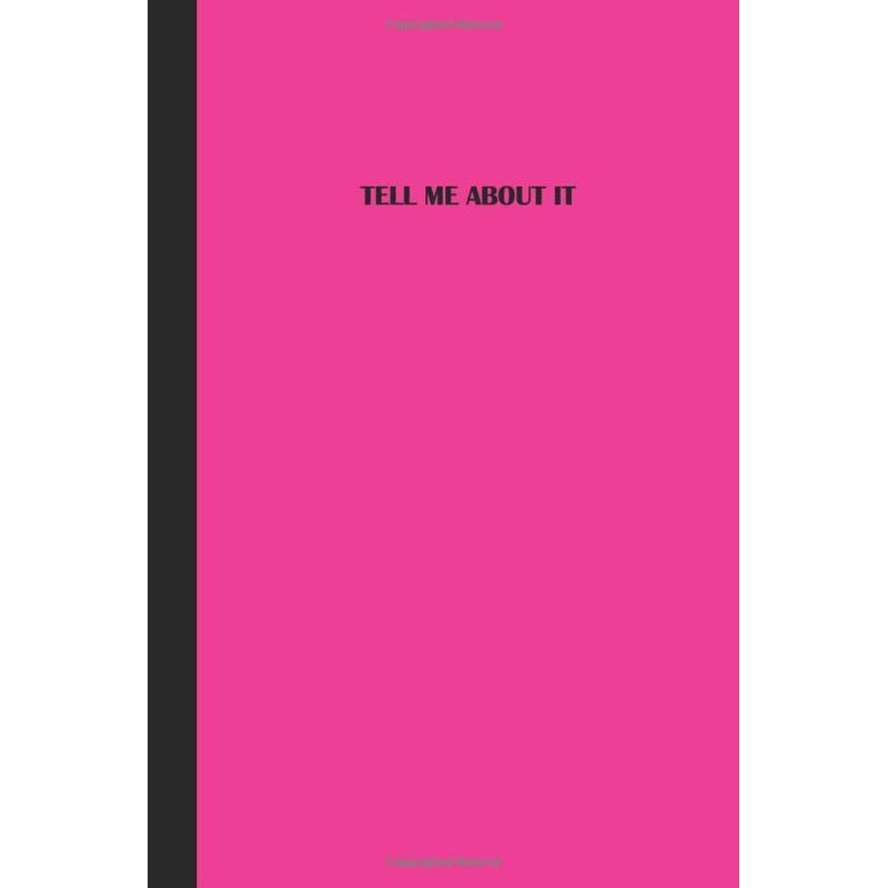 Journal: Tell me about it (Pink and Black) 6x9 - GRAPH JOURNAL ...