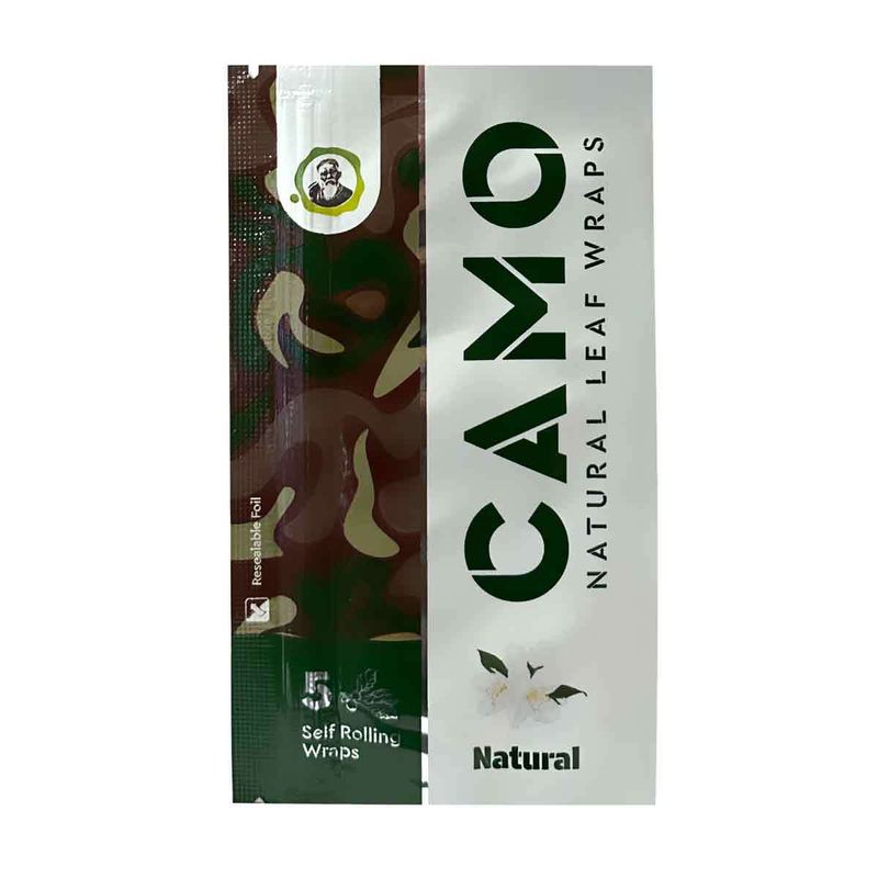 Camo Wraps Natural Leaf Natural Wraps (5 Sheets) - 1 Pouch - Online ...