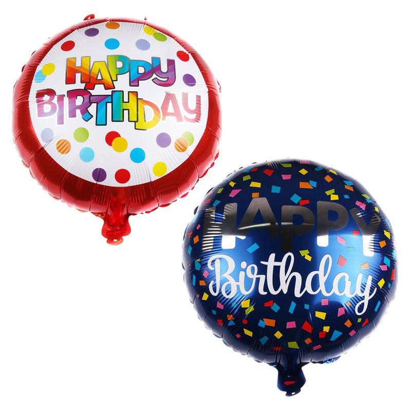 2 Pieces Happy Birthday Balloons, Happy Birthday Foil Balloons ...