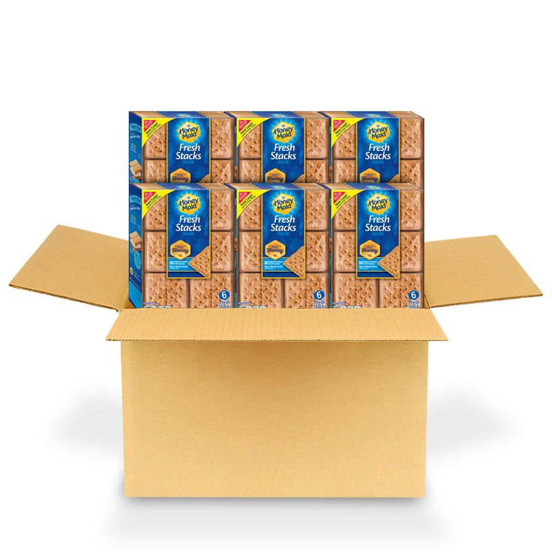 Honey Maid Fresh Stacks Graham Crackers, Flavour, 73.2 Ounce , 6 Count ...