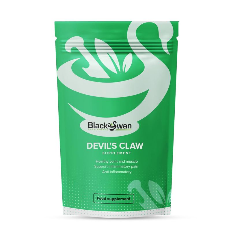 Black Swan Devil's Claw Supplement - Natural Pain Reliever for Joint ...