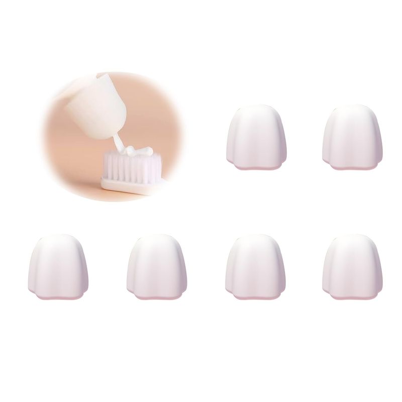 6 Pcs Toothpaste Caps, Silcone Toothpaste Cap, Self-Closing Toothpaste ...