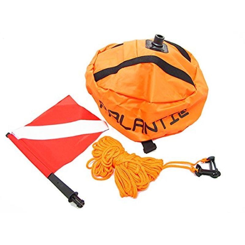 Scuba Choice Torpedo Buoy Spearfishing Float with Dive Flag – 31" x 8 ...