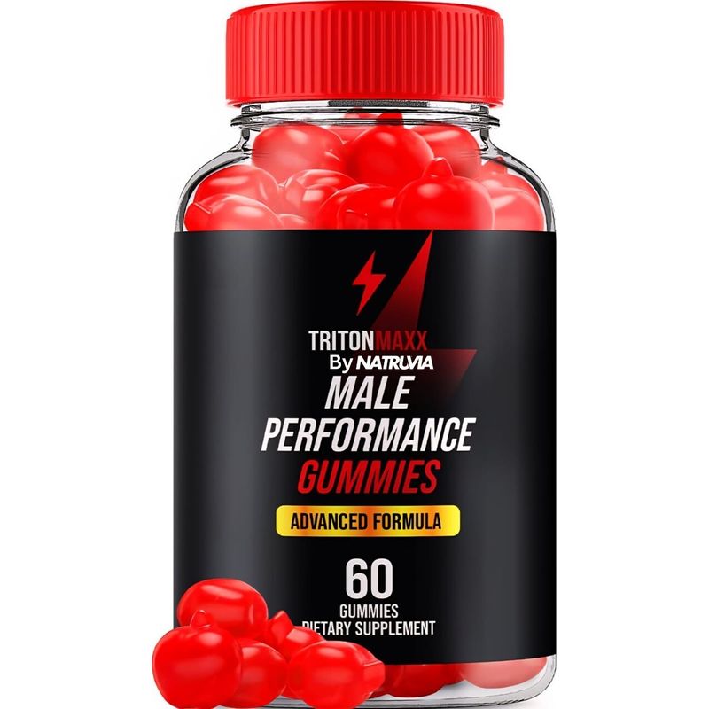 Triton Maxx Gummies for Men Max Strength Formula Vitamin Supplement 60 ...