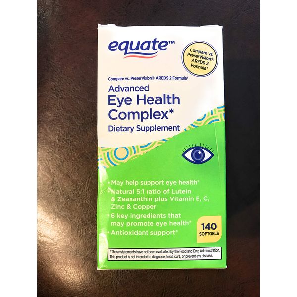 Equate Advanced Eye Health Complex, 140 Softgels - EveryMarket
