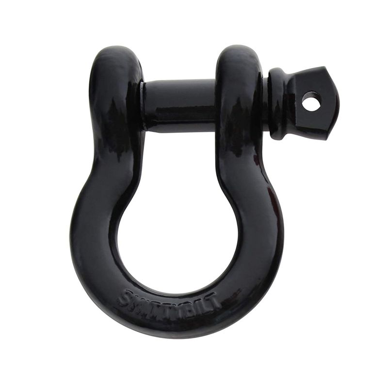 Smittybilt 13047B D-Ring Shackle 3/4" Threaded Pin 4.75 Ton Rating ...