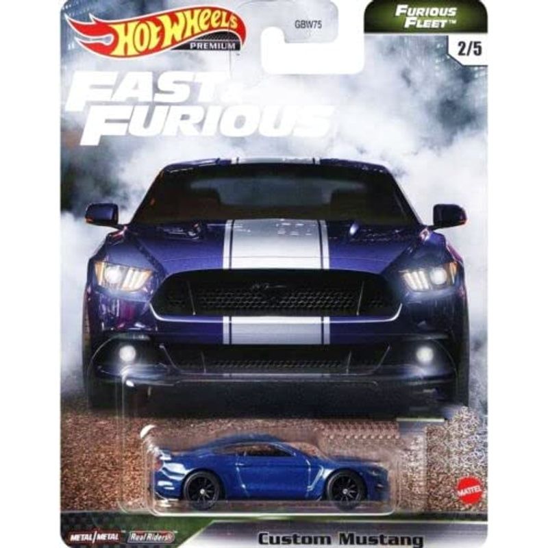 DieCast Hot Wheels Premium Fast & Furious Custom Mustang - Furious ...