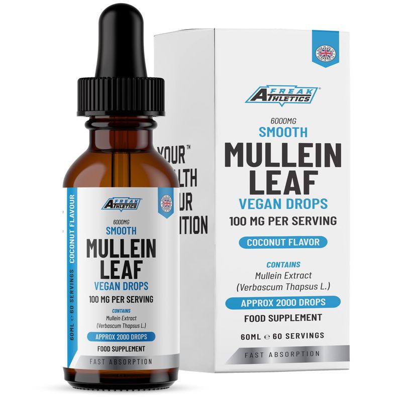Mullein Leaf Extract for Lungs - Mullein Leaf Liquid Drops - 60ml for 2 ...