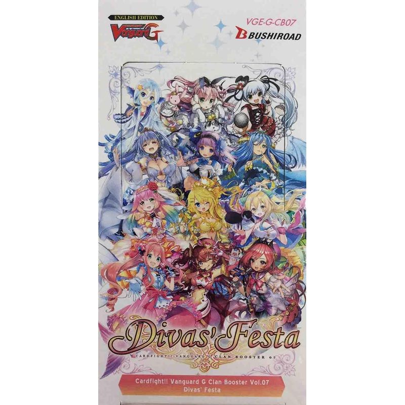Cardfight Vanguard VGE-G-CB07 G-Divas Festa Clan Booster Display, Multi Colour - EveryMarket