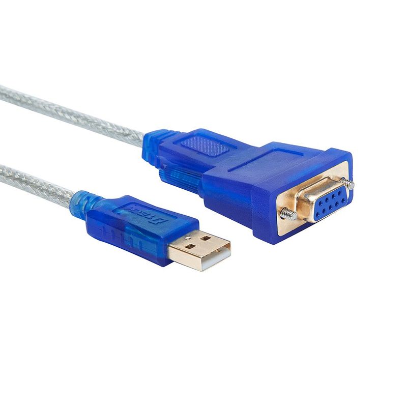 DTECH USB Serial Cable, 6.9 ft (1.8 m) USB to RS232C Converter, Cross ...