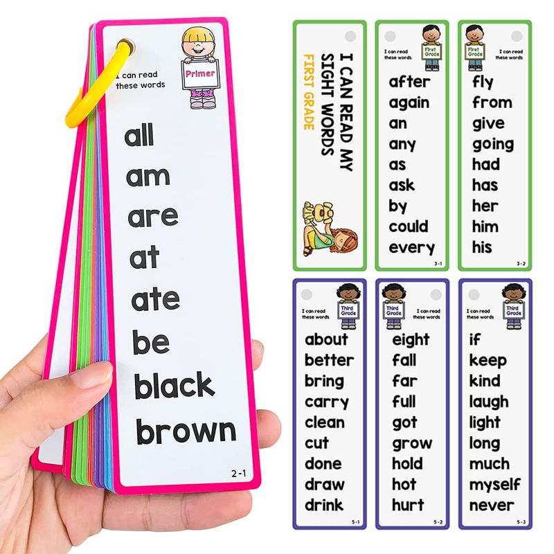 Lachilly 220 Sight Words Flashcards, High Frequency 220 Words ...