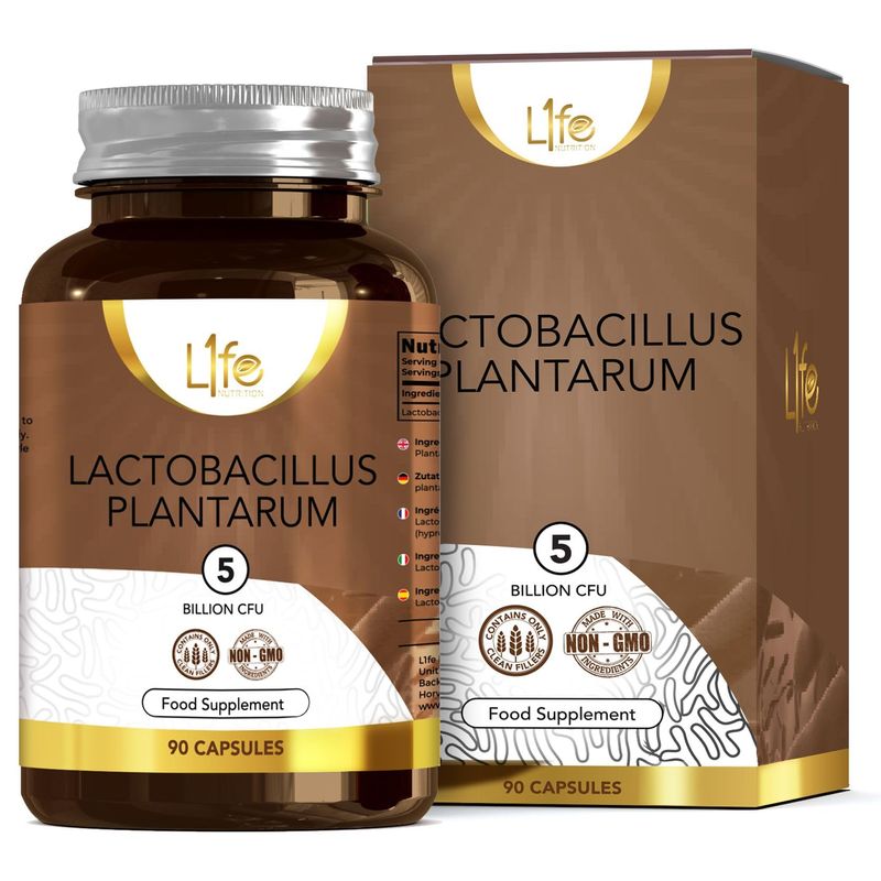 LN Lactobacillus Plantarum | 90 L-Plantarum Capsules - 5 Billion CFU ...