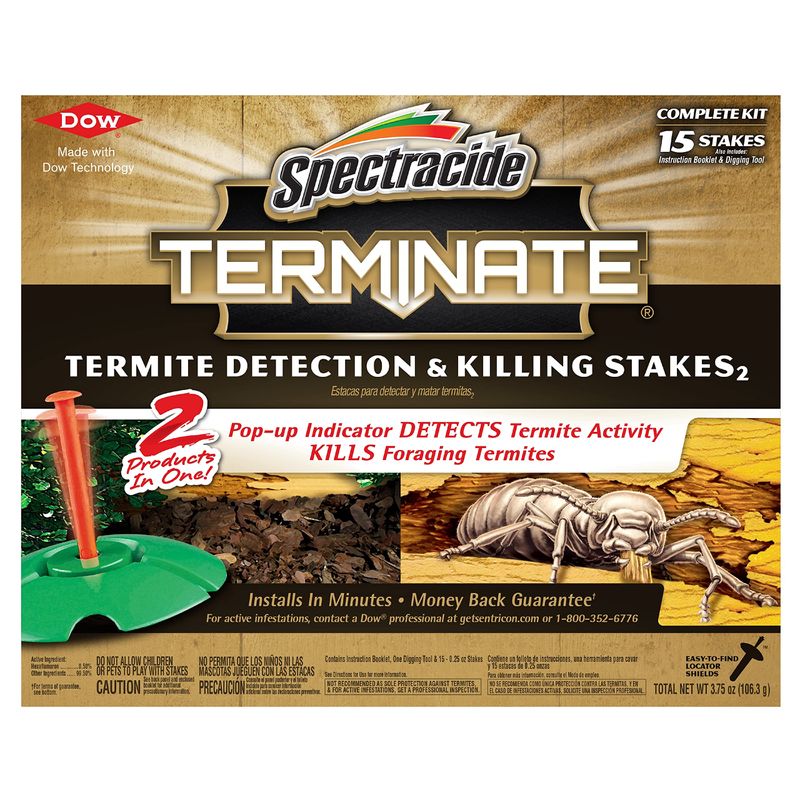 Spectracide Terminate Termite Detection & Killing Stakes, Kills ...