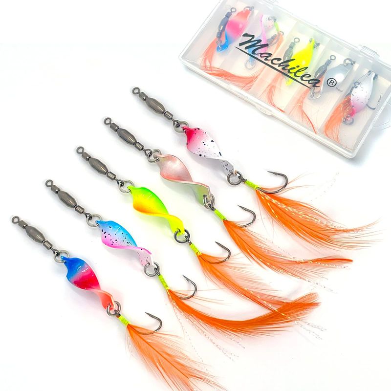 Machilea Twist Spoons Trout UV-Active 3 g | Twister Spinner Trout with ...