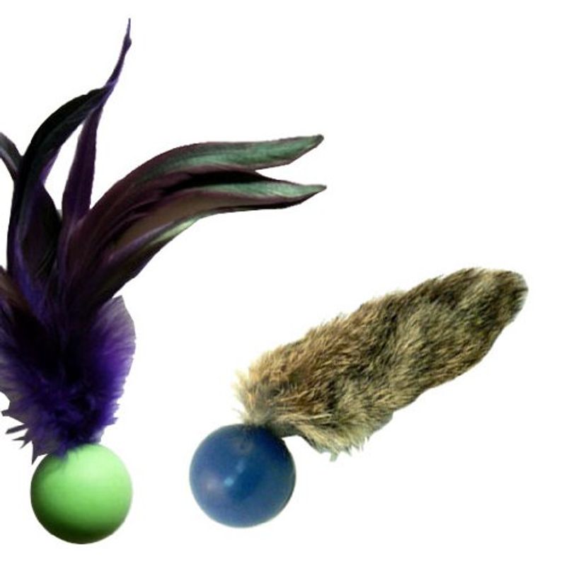 CoolCyberCats Pong Pack Cat Toys: Feather Pong & Fur Pong - Online ...