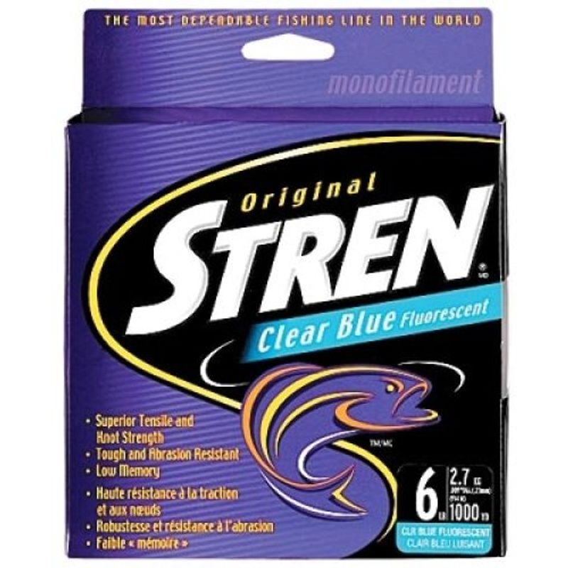 Stren Original®, Clear/Blue Fluorescent, 14lb | 6.3kg Monofilament ...