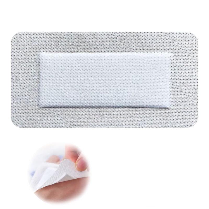 12 Pcs Adhesive Wound Dressings (100mm X 150mm) - Sterile Dressings for ...