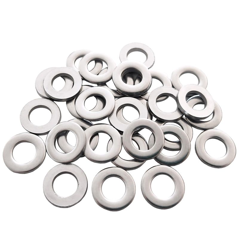 M6 x 12 x 1.6mm Washers,235 Piece A2 304 Stainless Steel Flat Penny ...