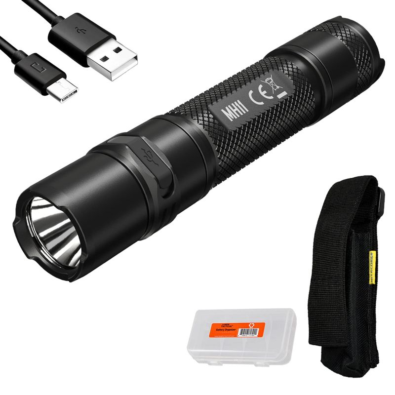 Nitecore MH11 Rechargeable Flashlight, 1000 Lumen LED EDC Compact ...