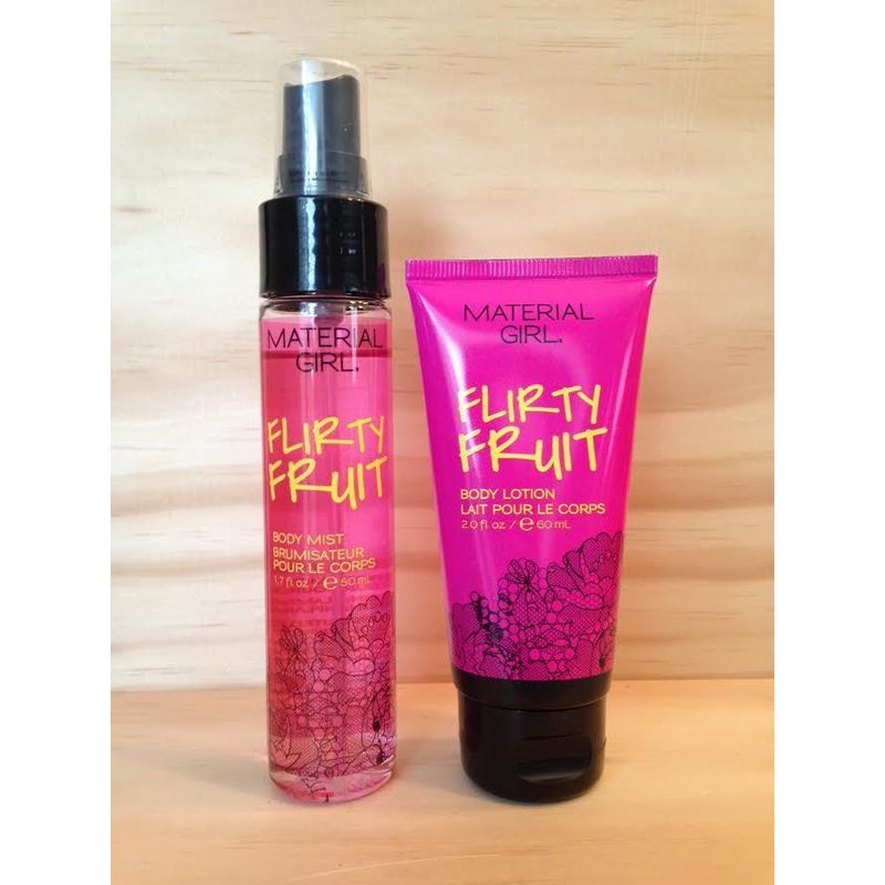 Material Girl Body Mist & Body Lotion Travel Duo Flirty Fruit - Online ...