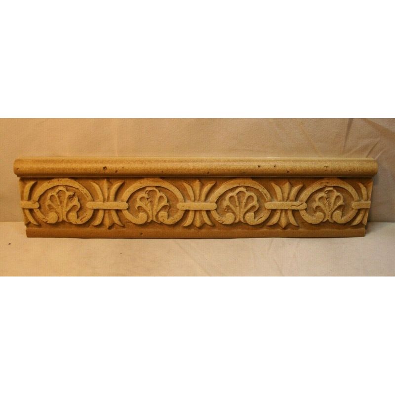 Decorative Listello Border Made Of Resin Travertine Look 12 1/4" X 3/8 ...