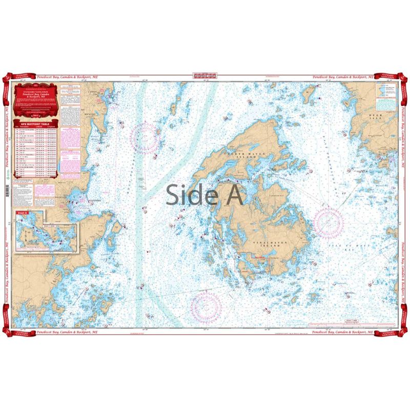 Waterproof Charts, Standard Navigation, 103 Penobscot Bay, Camden and ...