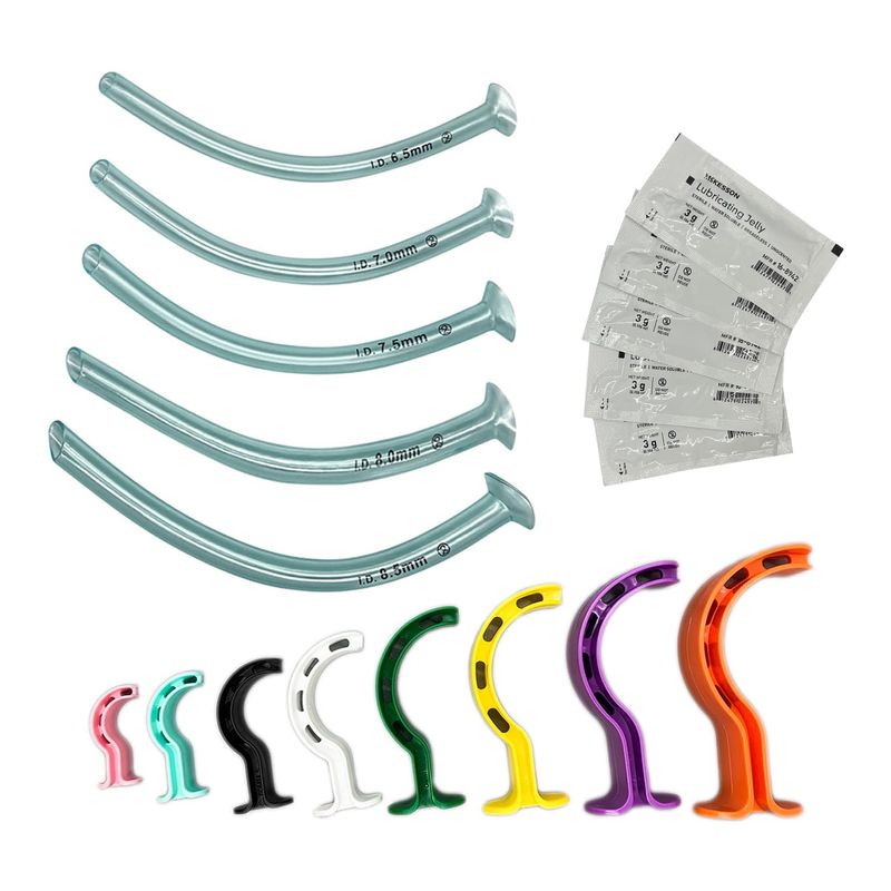 Endure Complete Airway Emergency Kit - 8 Sizes Berman OPA + 5 Sizes ...