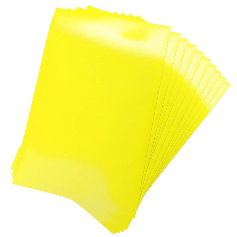 Pack of 10 / Fluorescent Yellow Fluorescent Sheet / Approx. A3 Size ...