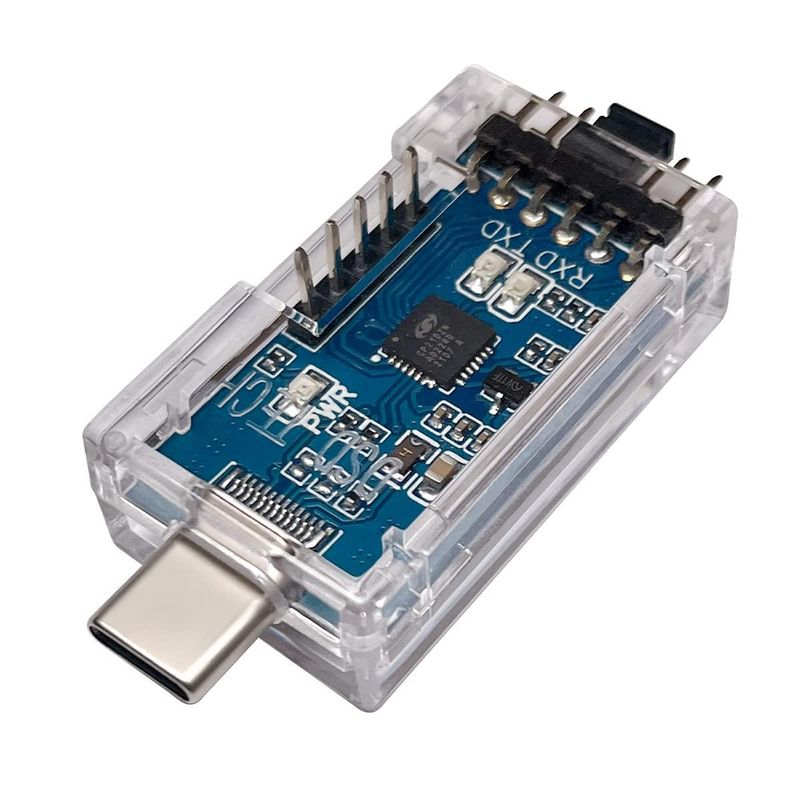 DSD TECH SH-U09B3 USB TYPE C to TTL Serial Adapter with CP2102N Chip ...