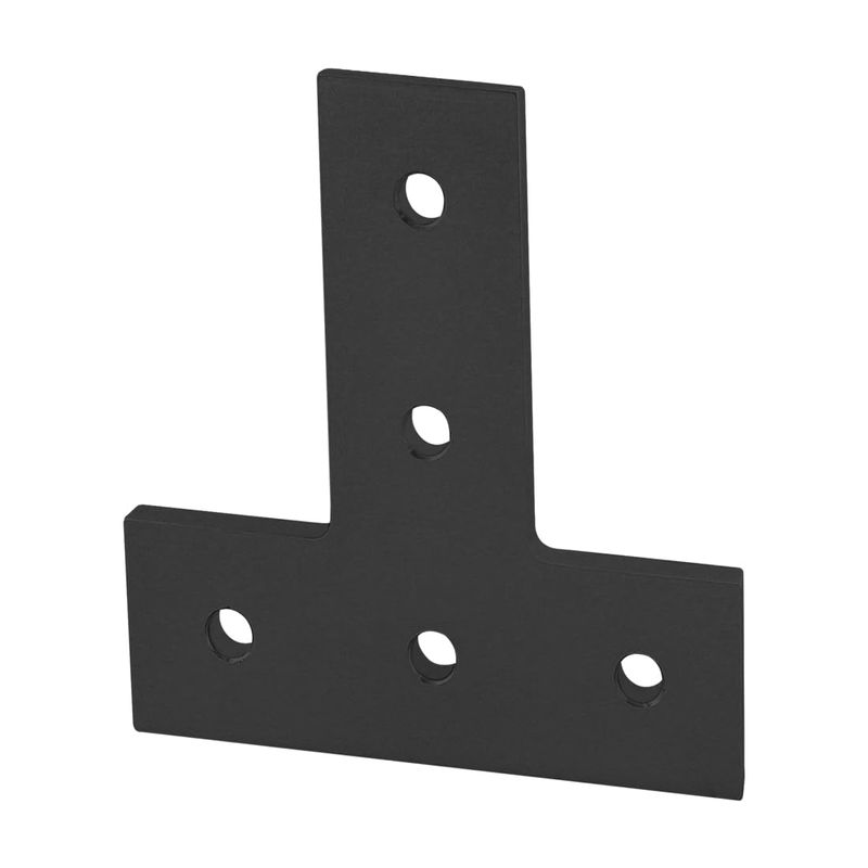 8020, 4480, 15 Series, Aluminum 5 Hole T Tee Flat Plate Bracket ...