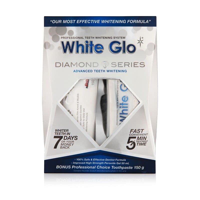 White Glo Diamond Series Advanced Whitening System with Bonus Whitening ...
