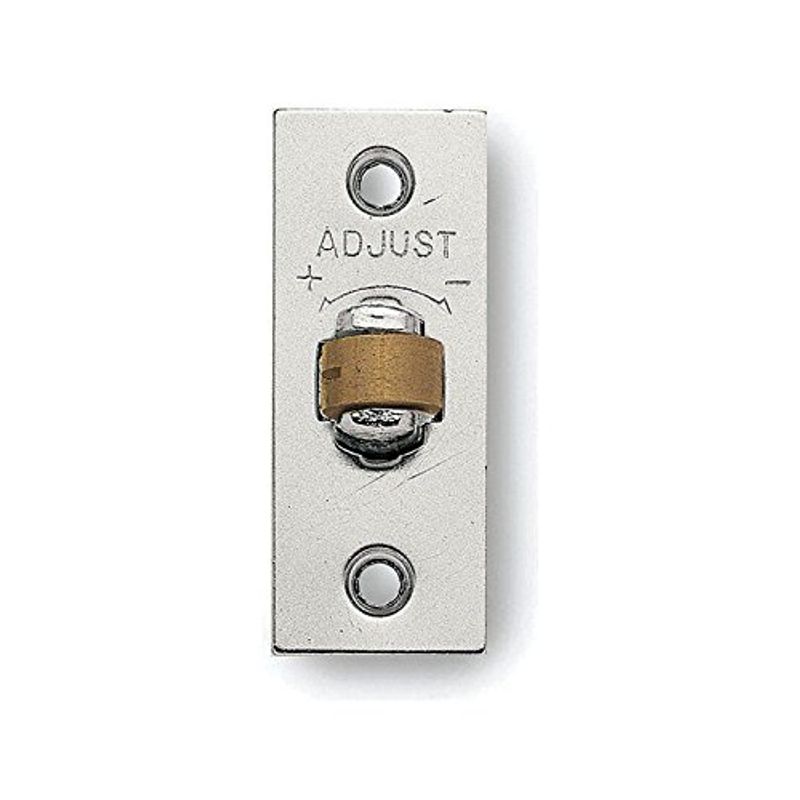 Adjustable Roller Catch & Keep - Door Latch with Solid Brass Roller - Satin Nickel - Online ...