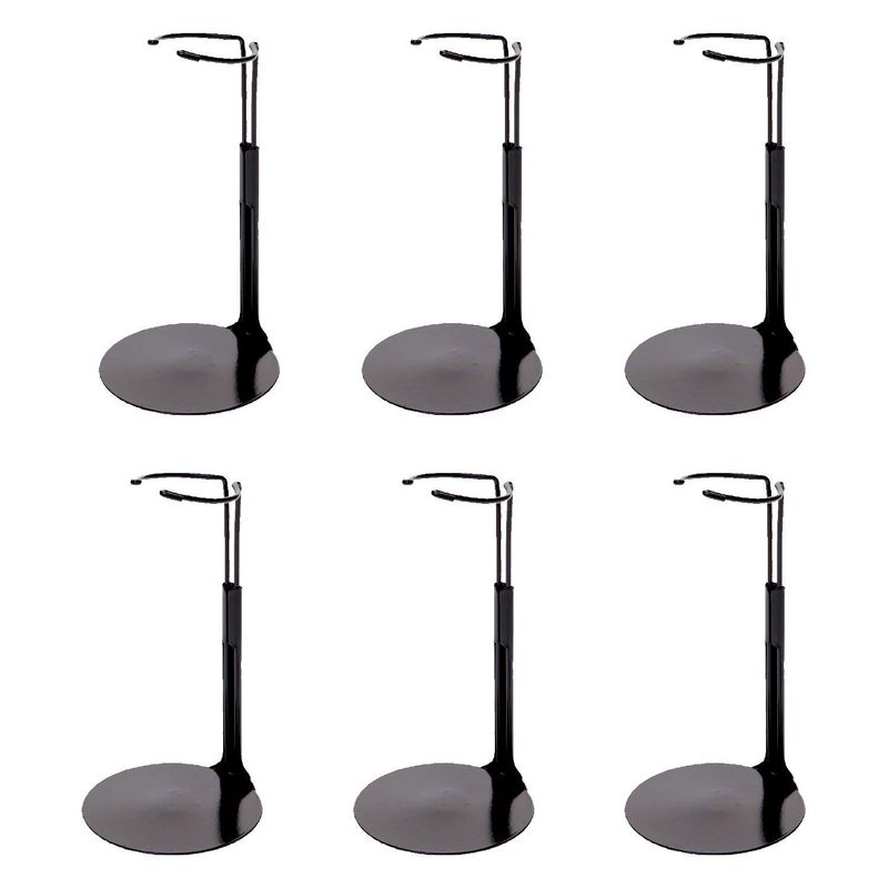 Kaiser Black Doll Stand - Action Figure Stands with Expandable Waist ...