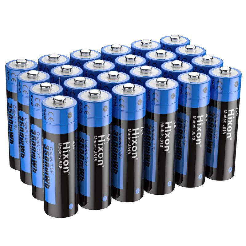 1.5V AA Lithium Rechargeable Batteries,3A High Capacity 3500mWh Li-ion ...