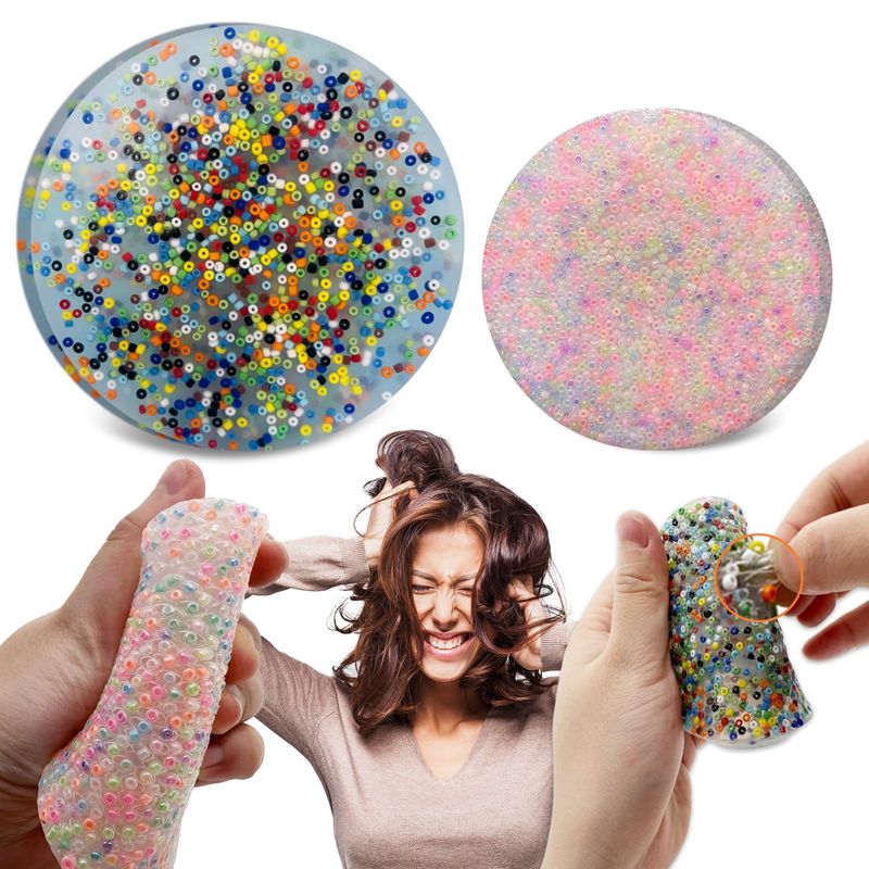 Plstod Picky Pad Fidget, 2Pcs Sensory Toys, 8.5cm Round Picky Party Pad ...