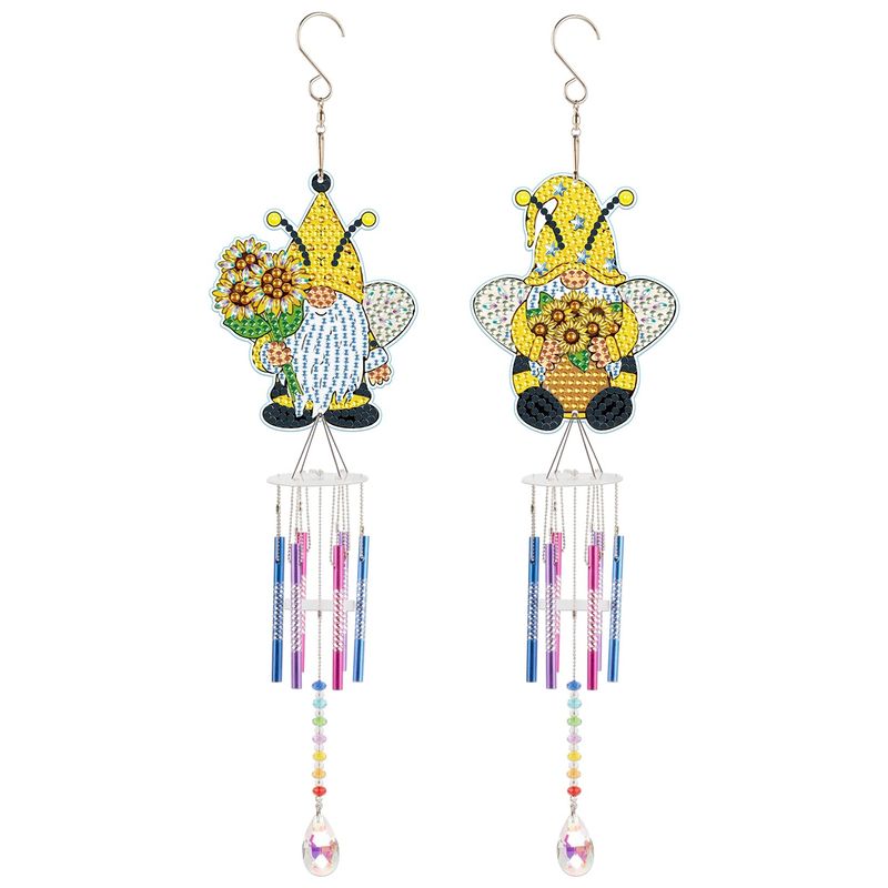 DCIDBEI Diamond Painting Wind Chimes Set of 2 Suncatcher Crafts Diamond ...